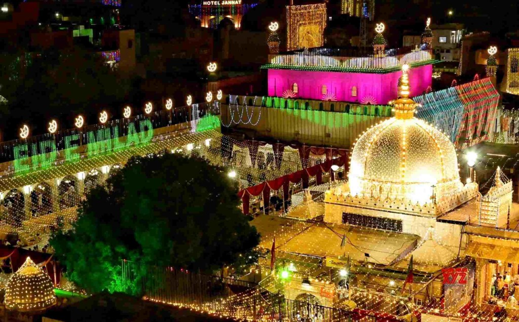 Ajmer: Illuminated Ajmer Sharif Dargah on the occasion of Eid - e ...
