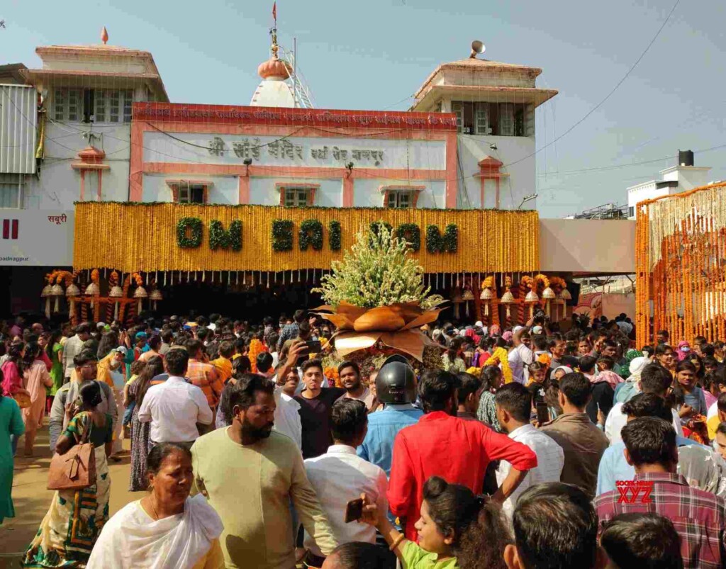 : Nagpur: Devotees pay obeisance at Sai Baba temple on the first day of ...