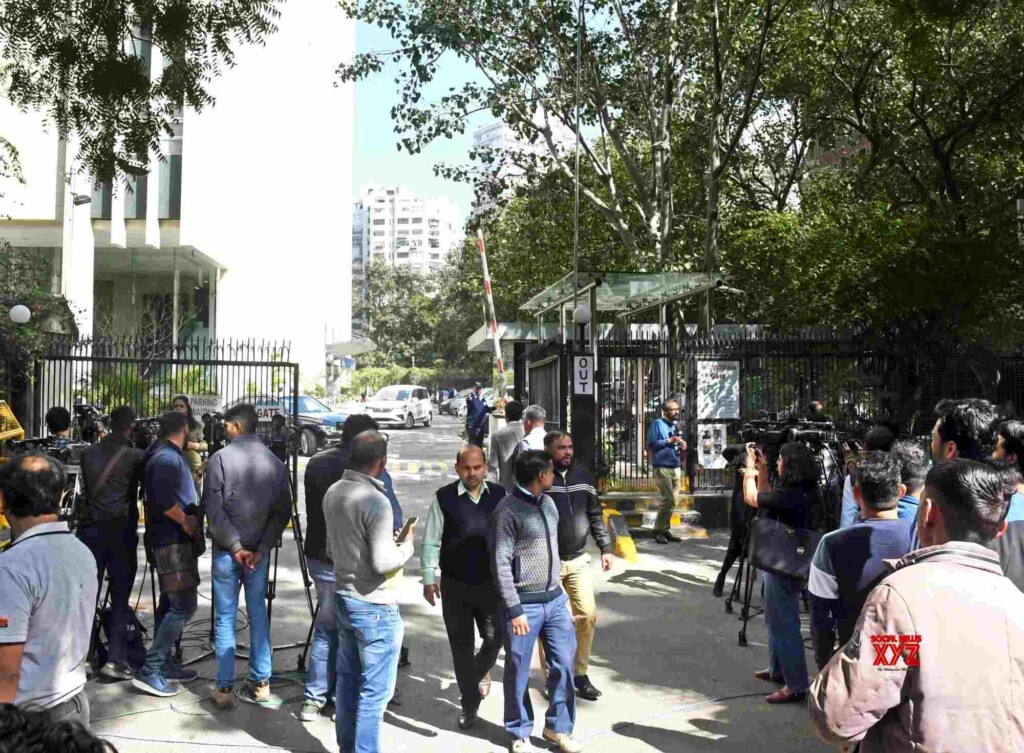 New Delhi: Income Tax raid at BBC office #Gallery - Social News XYZ
