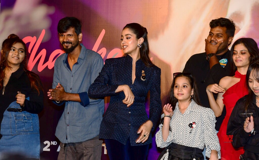 Mumbai: Actress Janhvi Kapoor during a Press Meet of Song 'Shaukan ...