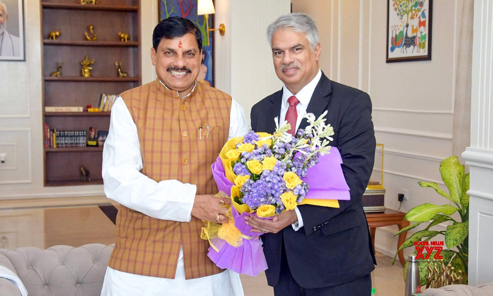 Bhopal: Madhya Pradesh CM Mohan Yadav meets Harjinder Kang - #Gallery ...