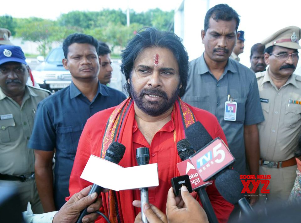 Tirupati: Andhra Pradesh Deputy CM Pawan Kalyan addresses the media - #Gallery - Social News XYZ