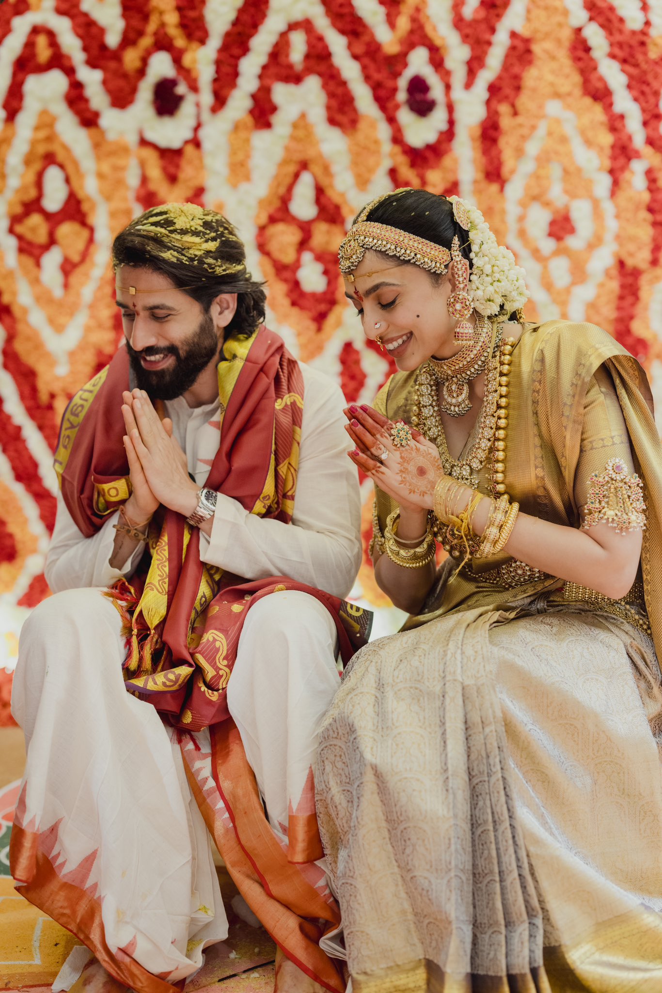 Naga Chaitanya and Sobhita Dhulipala Celebrate Their Marriage in a Grand Telugu Wedding at ...