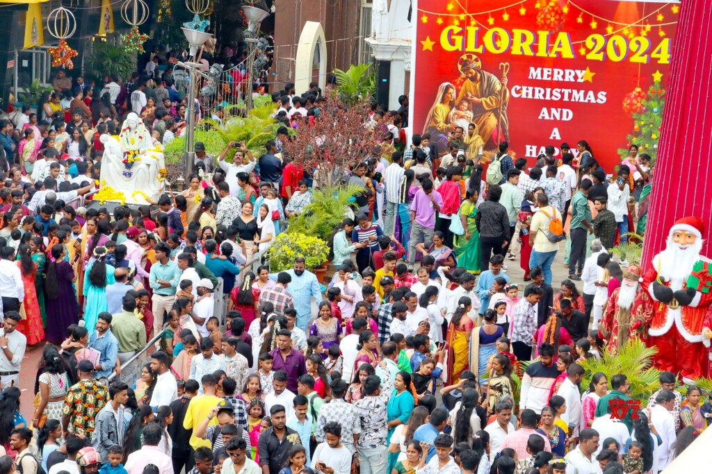Bengaluru: People visit St. Mary's Basilica Church on the occasion of ...