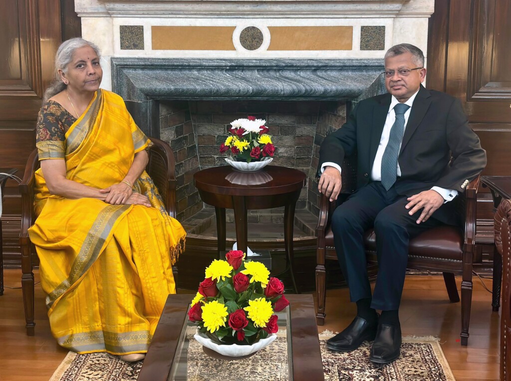 New Delhi: PFRDA Chairman meets Finance Minister Nirmala Sitharaman - # ...