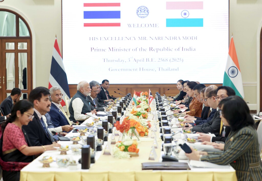 Bangkok: PM Modi and Thailand’s PM hold delegation level talk #Gallery - Social News XYZ