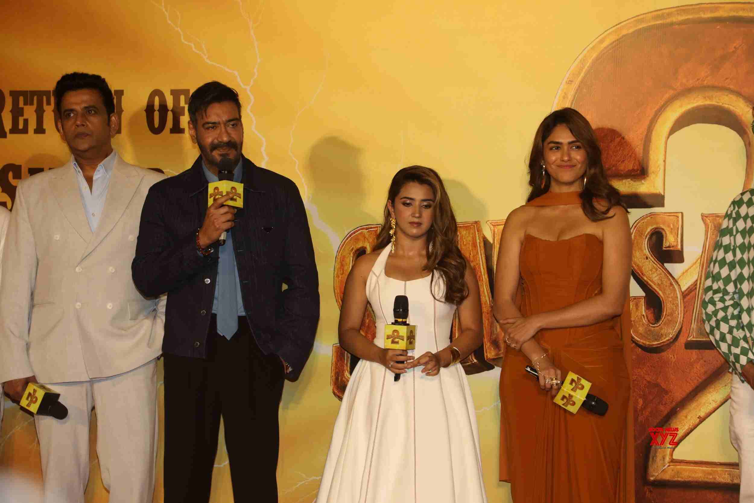 Ajay Devgn, Mrunal Thakur, Ravi Kishan, Chunky Panday, And Others ...
