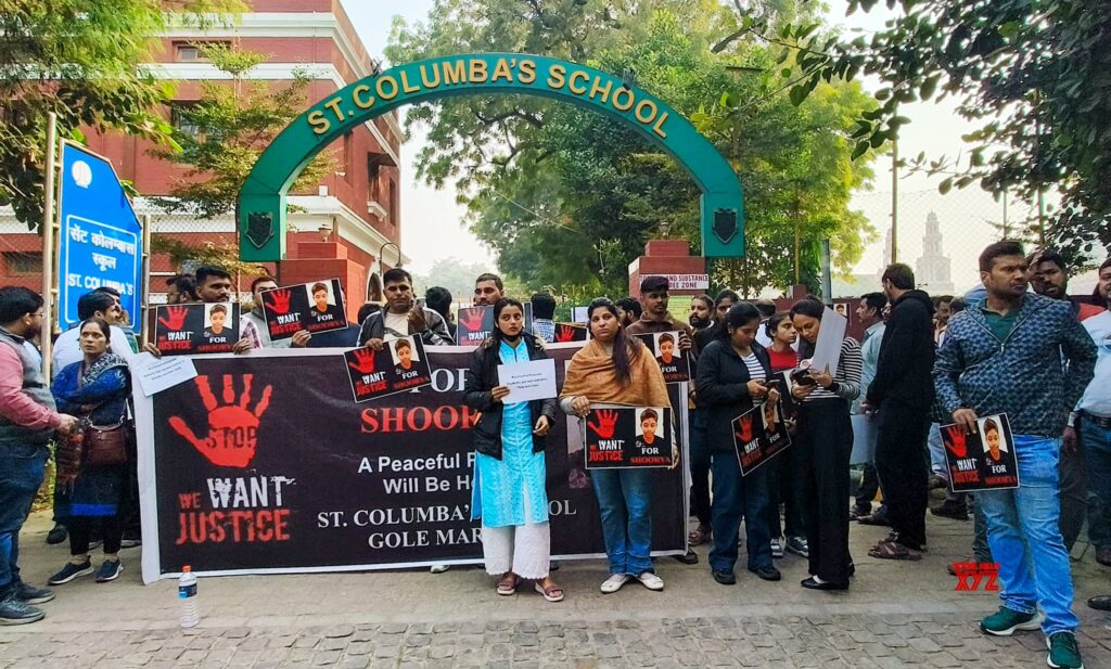 New Delhi: Protest at St Columba’s Over Student’s Death #Gallery ...